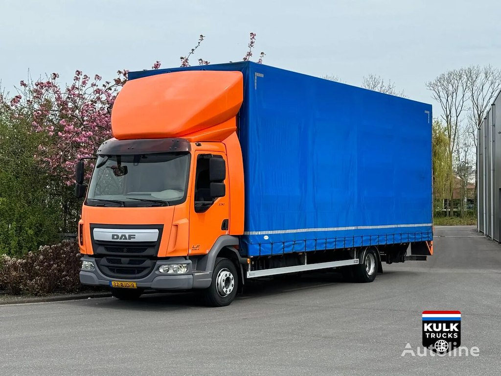 DAF LF 230 FA CURTAIN TENT CLEAN HOLLAND TRUCK / CONCOURSTAAT kamion sa klizna zavesa cerada