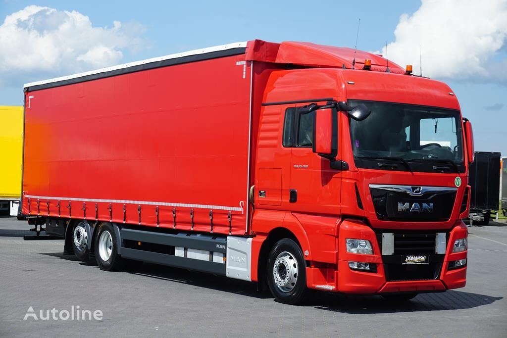 MAN TGX / 26.360 / ACC / E 6 / FIRANKA / 23 PALETY / DŁ. 9,4 M kamion sa klizna zavesa cerada