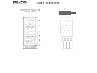 DAUF-32.83B DUNAVOX vinska vitrina - Eksponat