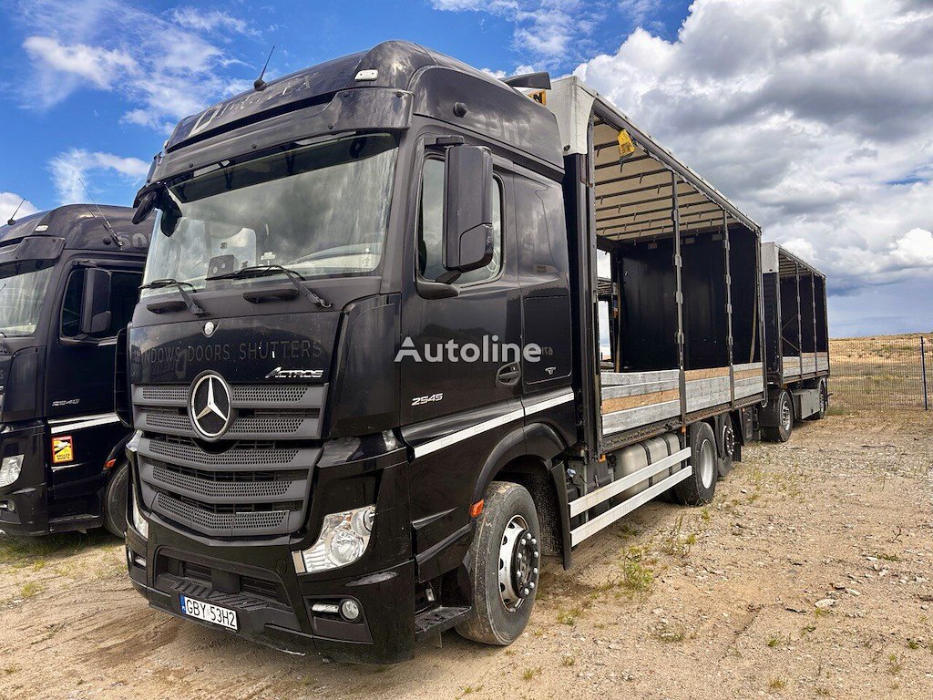 Mercedes-Benz Actros 2542 kamion s ceradom + prikolica sa ceradom