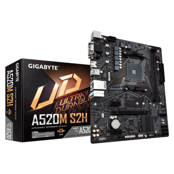 MB Gigabyte AMD AM4 A520M S2H