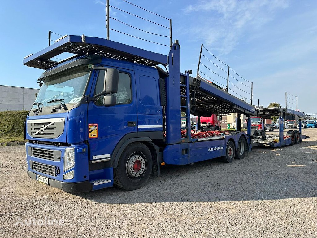 Volvo + KASSBOHRER 2012 autotransporter + prikolica autotransportera