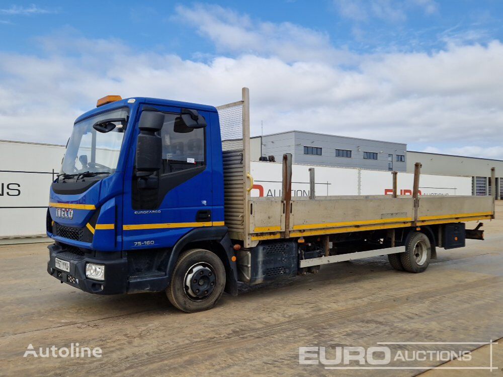 Prodaje se IVECO Euro Cargo 75-160 kamion platforme na aukciji