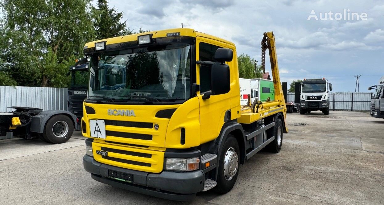 Scania P280 Skip loader kamion autopodizač kontejnera