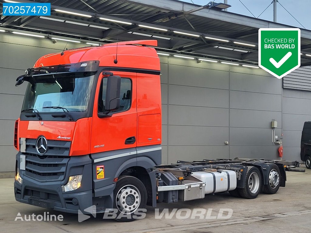 Mercedes-Benz Actros 2542 6X2 StreamSpace 2x Tanks Euro 6 vozilo za prevoz kontejnera