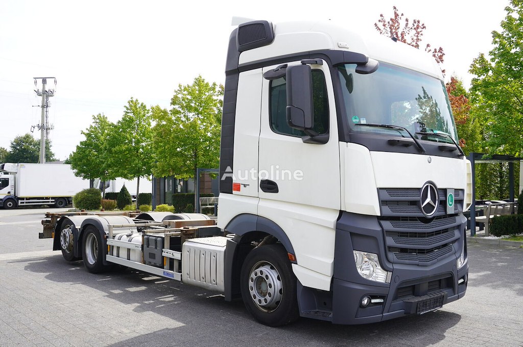 Mercedes-Benz Actros 2542 Low Deck BDF / 6×2 / E6 vozilo za prevoz kontejnera