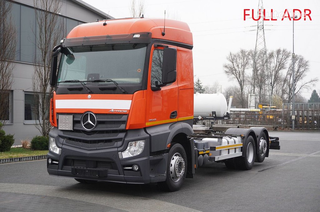 Mercedes-Benz Actros 2542 E6 BDF 6×2 / FULL ADR / 270 thousand km!! / third ax vozilo za prevoz kontejnera