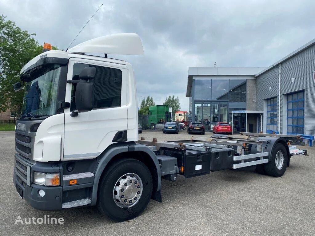 Scania P320 / BDF / FULL-AIR / LWDS / ONLY:474213 KM / GOOD CONDITION / vozilo za prevoz kontejnera