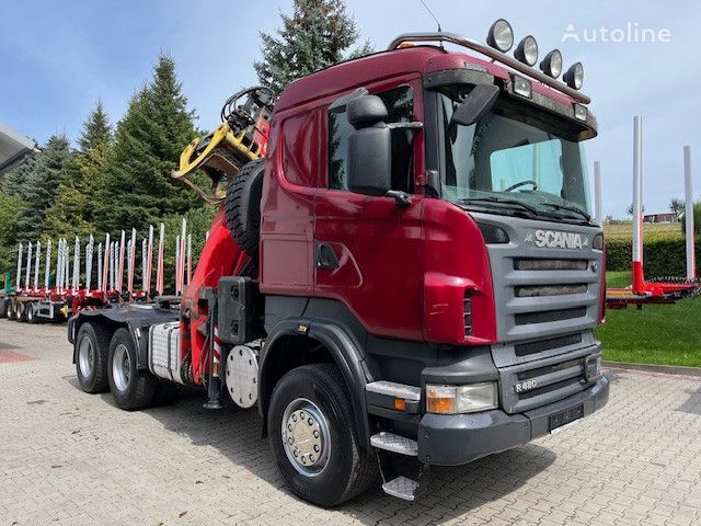 Scania R480 kamion za prevoz drva