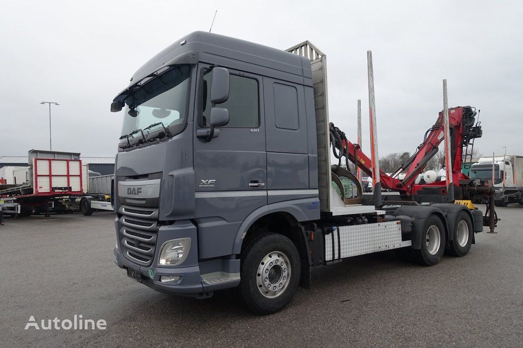 DAF FAT XF 510 kamion za prevoz drva