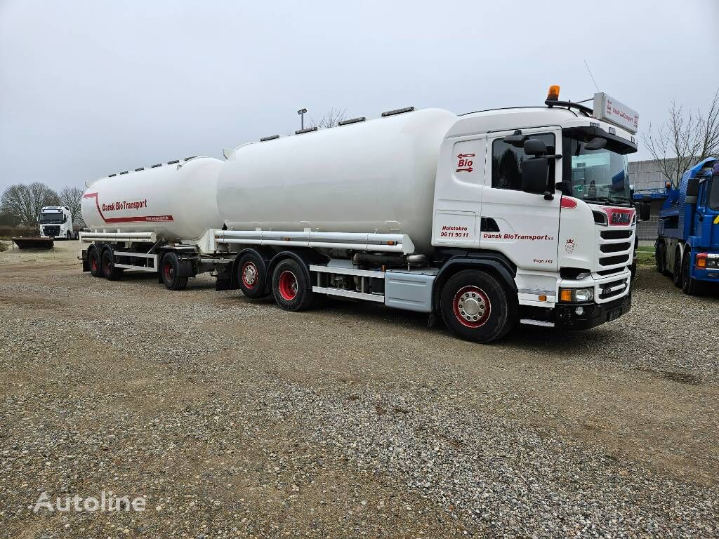 Scania R520 6x2 //V8// Silo - Pellets // 26.000 liter autocisterna