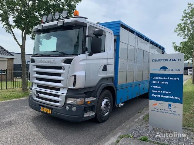 Scania R 340 2 laadvloeren IRMA livestock moveable floor tyres new kamion za prevoz stoke