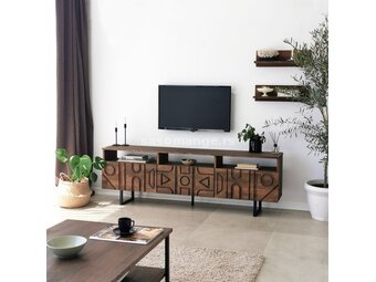 HANAH HOME TV polica Aristo Walnut