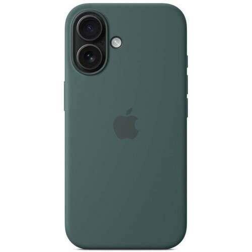 APPLE iPhone 16 Silicone Case with MagSafe Lake Green myy83zm/a