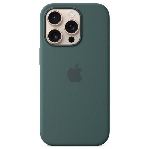 APPLE iPhone 16 Pro Silicone Case with MagSafe Lake Green myyr3zm/a