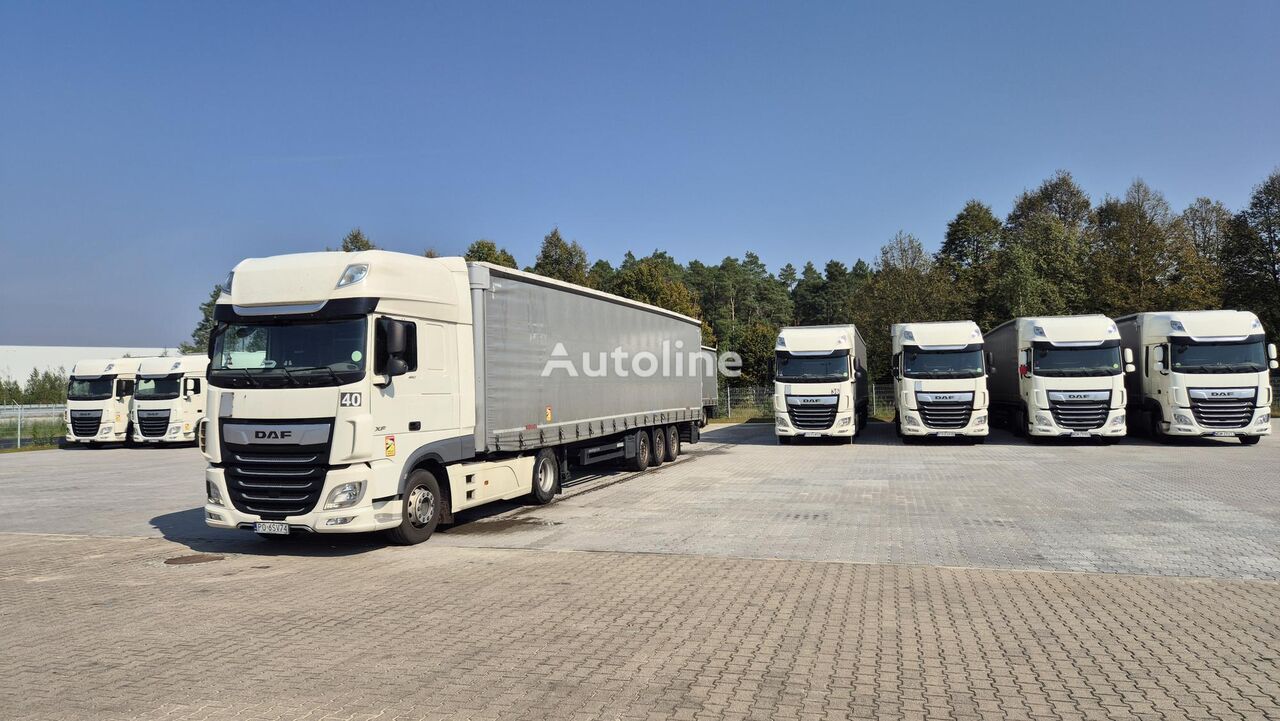 DAF XF 480 FT SSC tegljač + poluprikolica sa kliznom ceradom