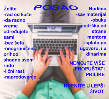 Posao od kuce