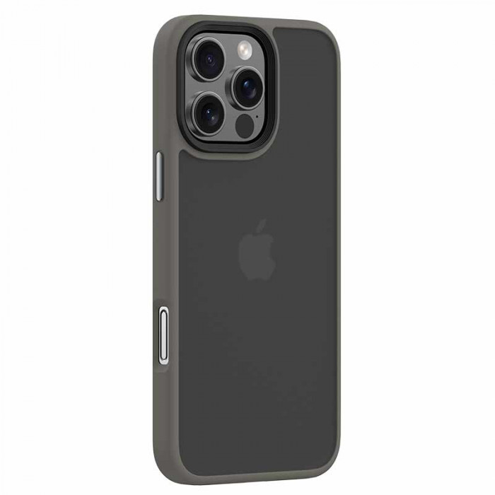 Futrola Hard Case Devia Pino Series Shockproof Case Za Iphone 16 Pro Max Siva