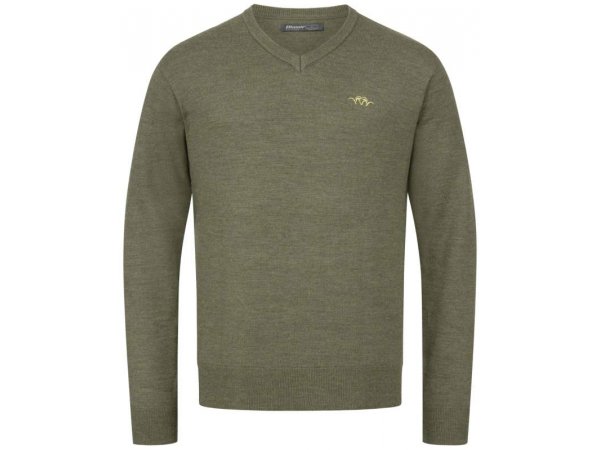 BLASER DŽEMPER MERINO DARK OLIVE