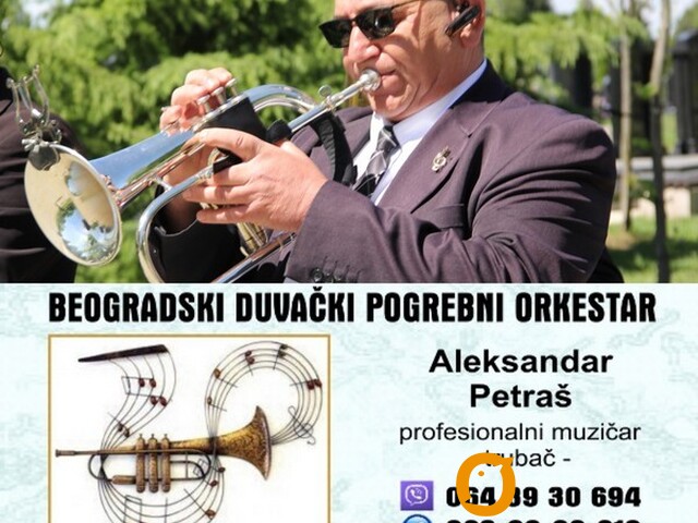 Solo truba,violina,hor ili orkestar za sahrane pogrebe