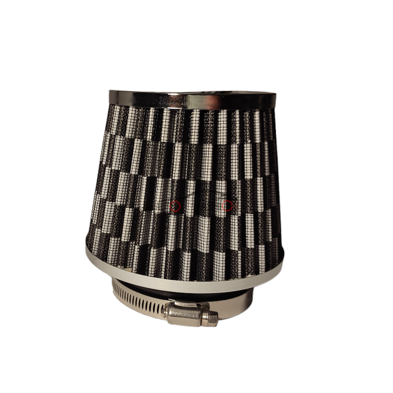 KN FILTER 65-89mm KARBON