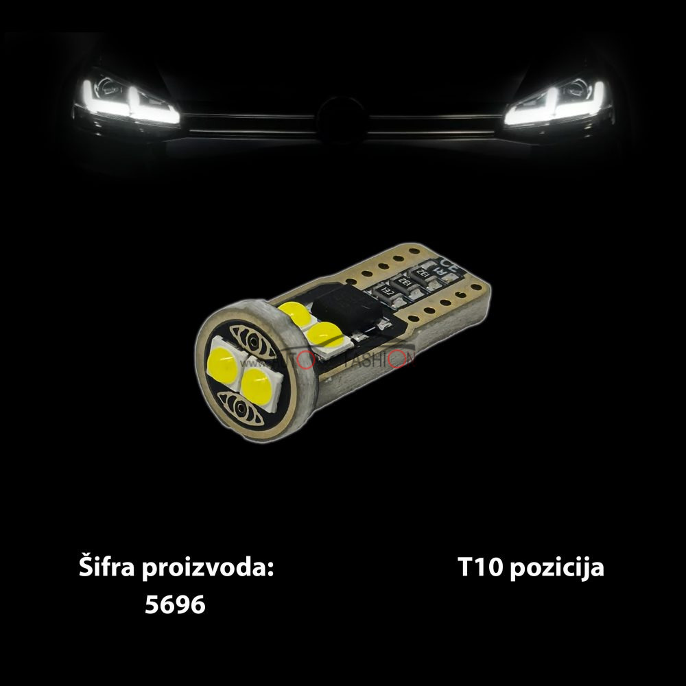 LED sijalica T10 W5W 6 SMD Can-Bus