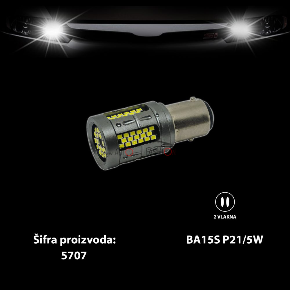 LED sijalica BAY15D CANBUS 103 smd KOMAD – BELA