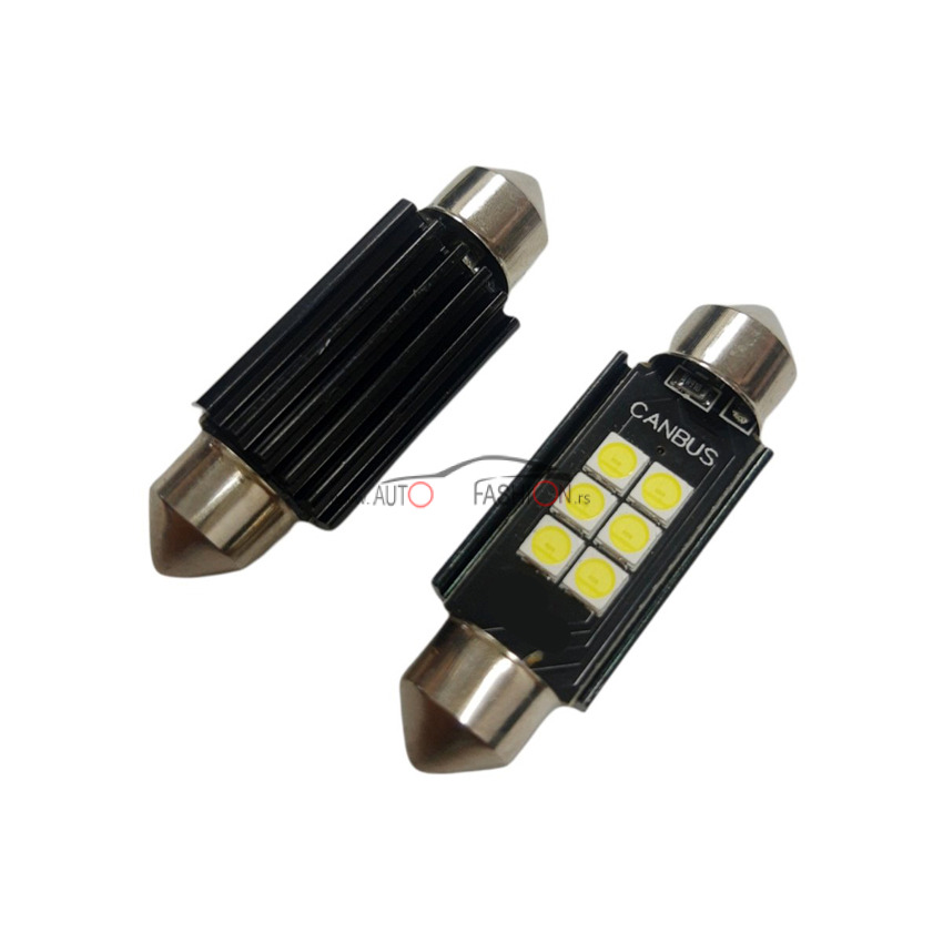 LED sijalica Festoon C10W C5W 41mm CANBUS 6 smd PAR