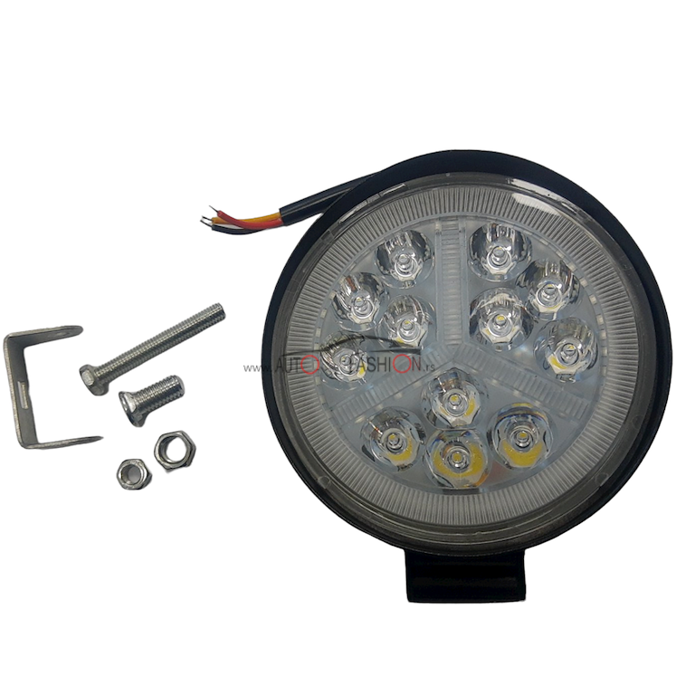 LED FAR Radni 36W 12V-24V krug TANKI