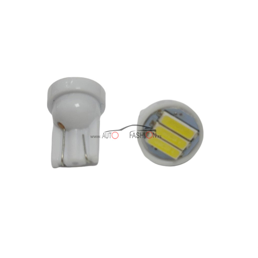 LED sijalica T10 W5W 3 LED plastična PAR