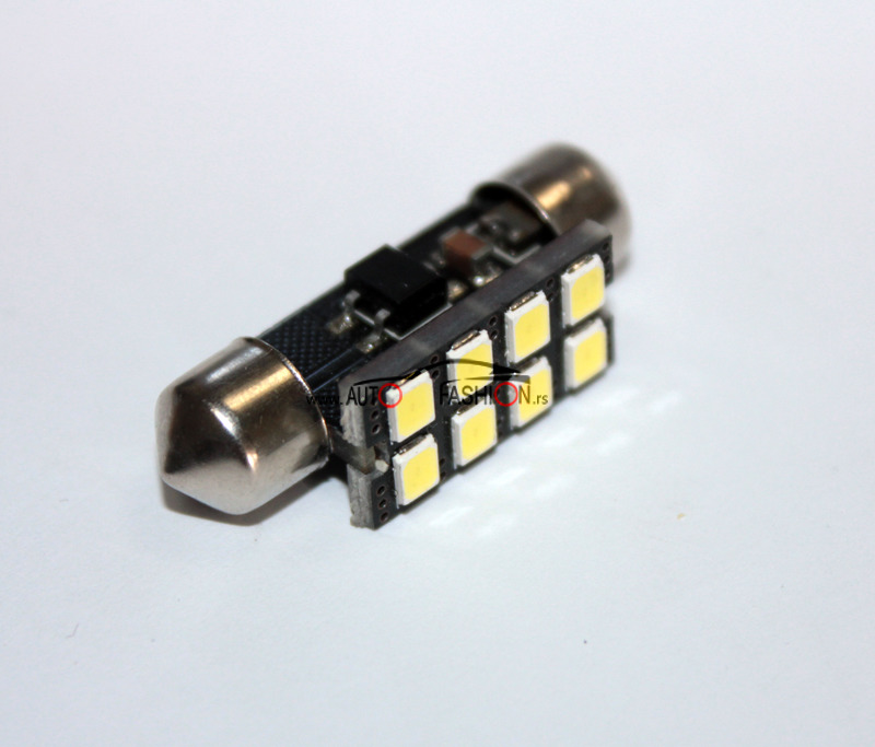 LED sijalica Festoon C10W C5W 39mm CANBUS 8 smd BRUTAL