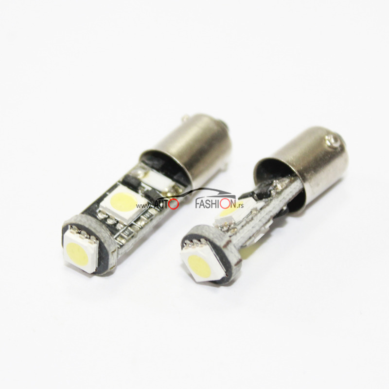 LED sijalica BA9S H6W CANBUS 3 smd