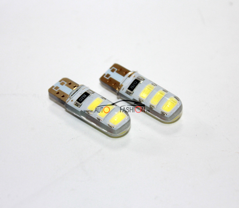 LED sijalica T10 W5W 6 smd SILIKON