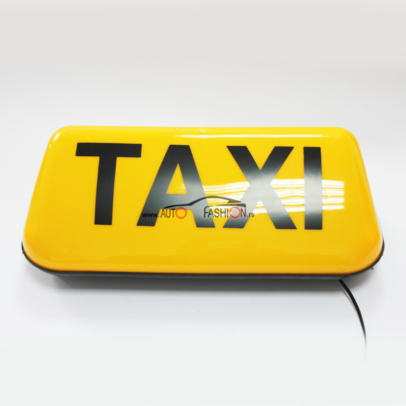 TAXI tabla XXL ŽUTA sa led sijalicama