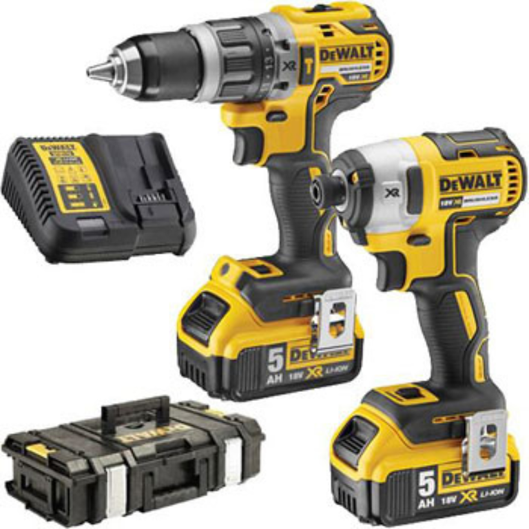 DeWalt Set akumulatorskog alata 18 V LiIon bušilica DCD796 + DCF887 udarni odvijač, DCK266P2