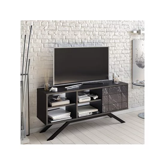 HANAH HOME TV POLICA NORTH BLACK CENA