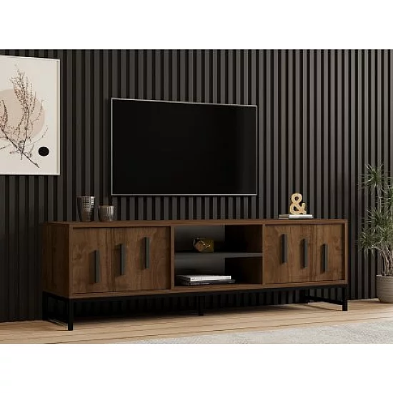 HANAH HOME TV POLICA SHAPE WALNUT CENA