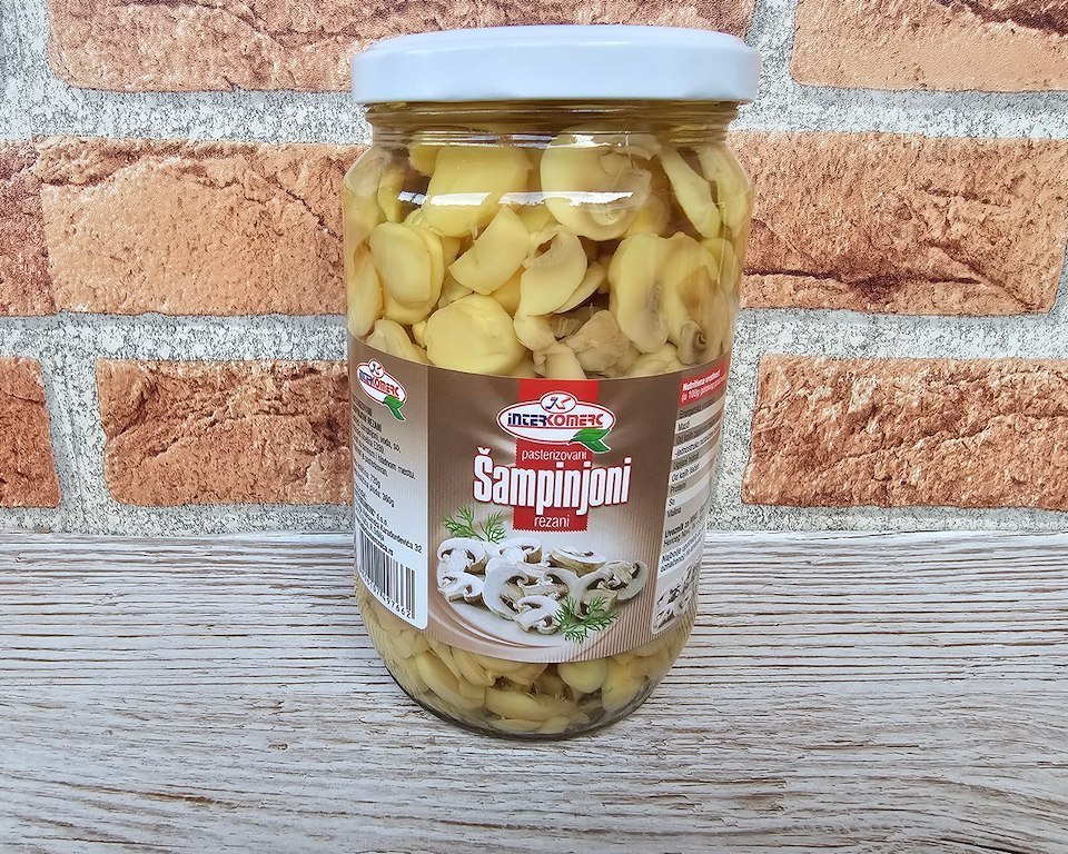 Pasterizovani šampinjoni 720g