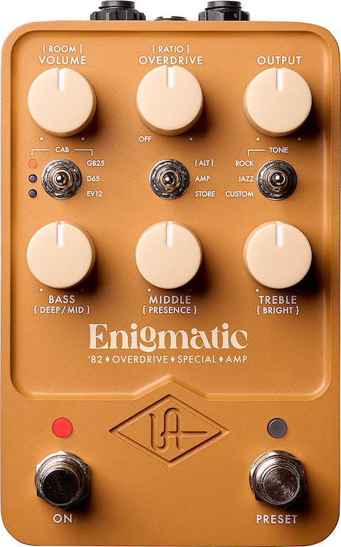 Universal Audio UAFX Enigmatic '82 Overdrive Special Amp pedala