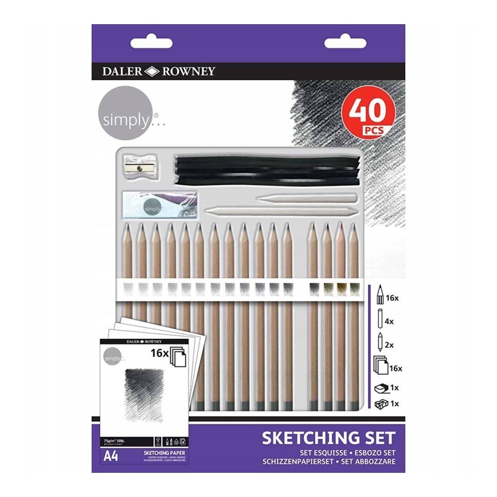 Daler Rovnei Simpli Sketching Set 40 kom