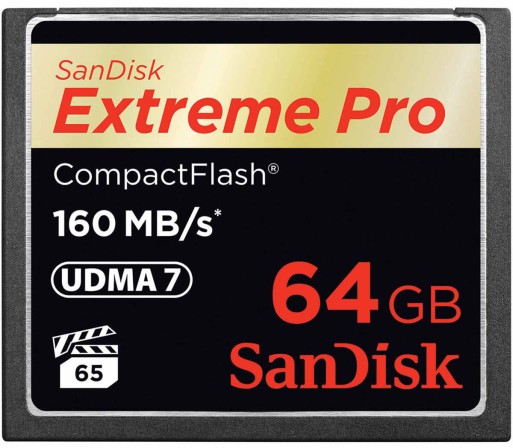 SanDisk CF 64GB Extreme Pro 160mb/s