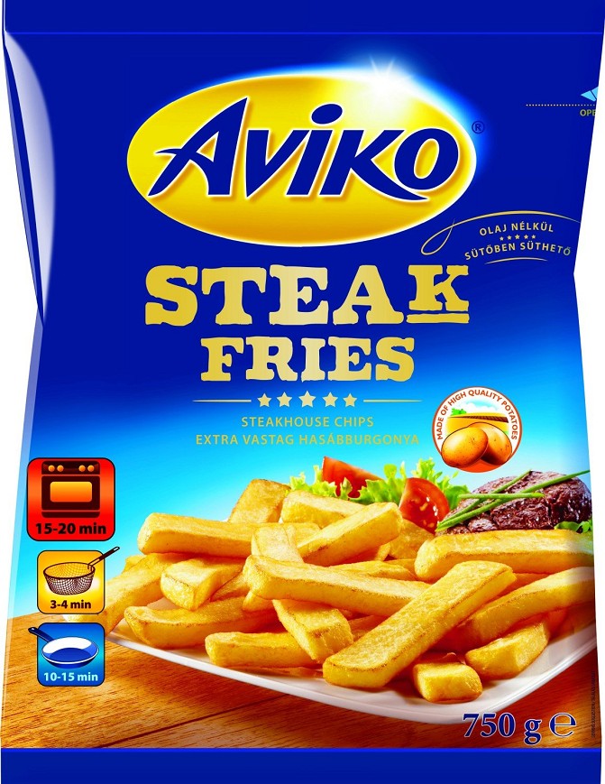 Aviko-Pomfrit extra debeli za rernu 10x20mm 750g