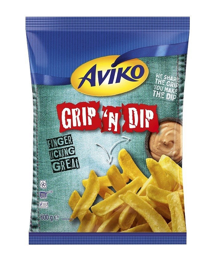 Aviko-Pomfrit Grip and Dip 600g