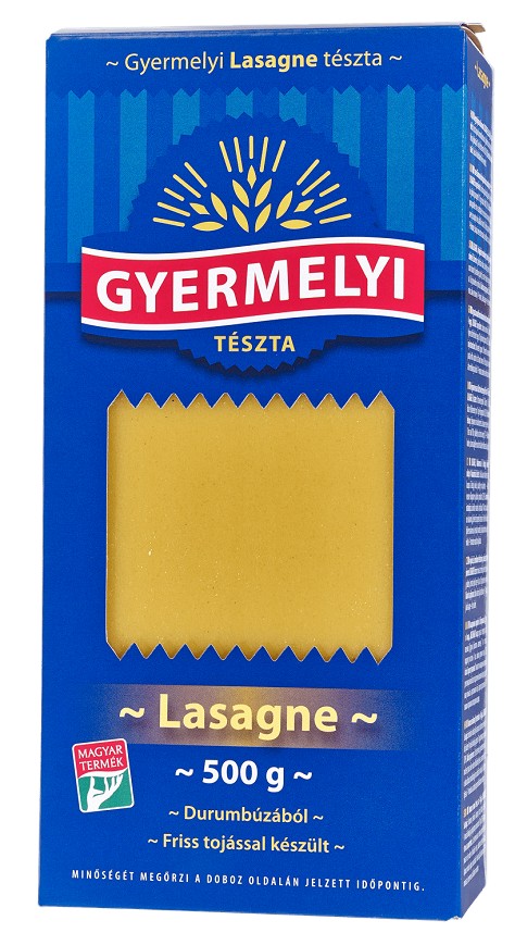 Gyermely - Lasagne durum suvo testo sa 4 jaja 500g