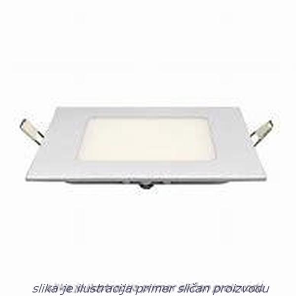Svetiljka Led Panel 6w Ugradna M6uk Kvadratna Beli 6500k 400lm Ip20 12