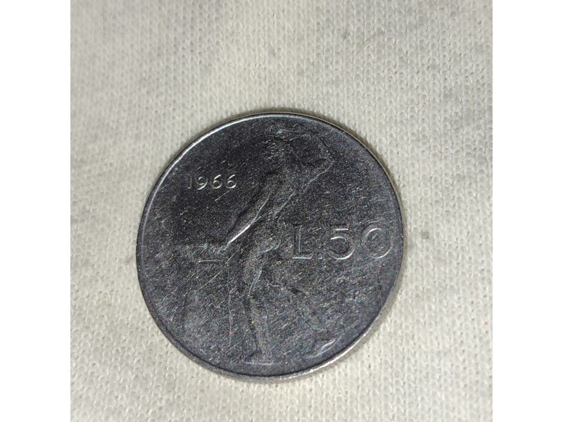 50 lira 1966 god italija