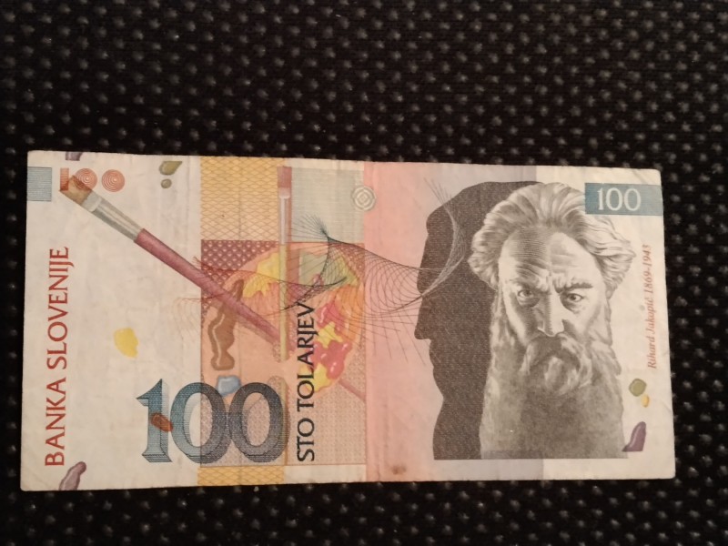 100 tolara 1992 slovenija