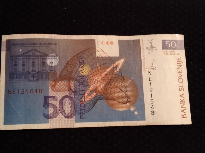 50 tolara 1992 slovenija