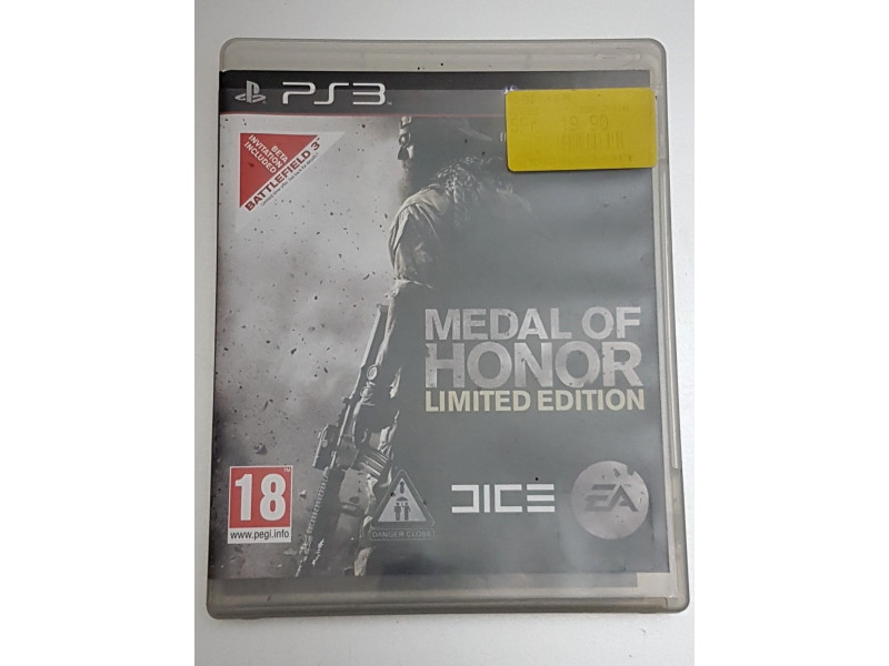 PS3 Medal of Honor - limited edition