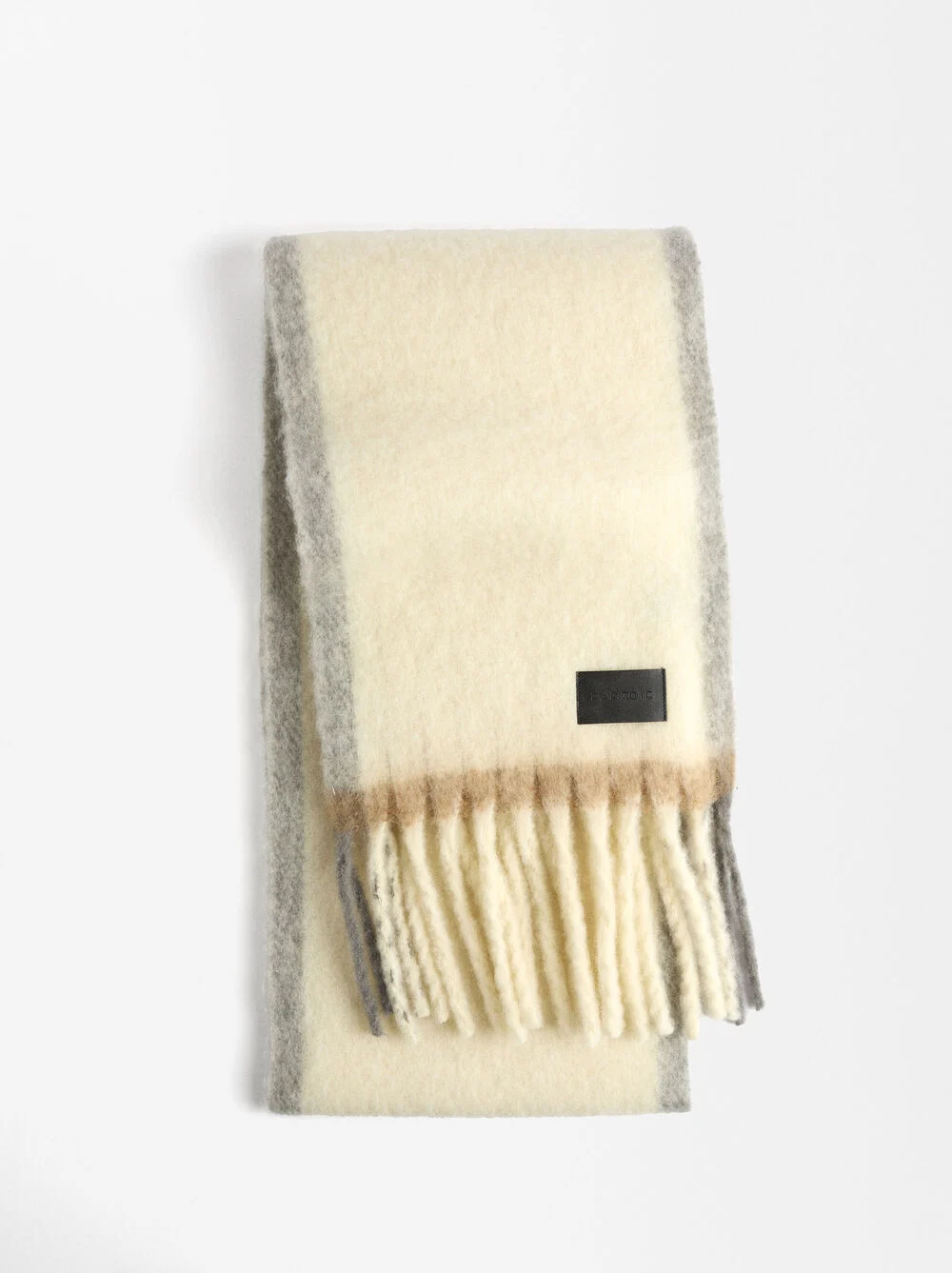 Fringes Scarf With Wool